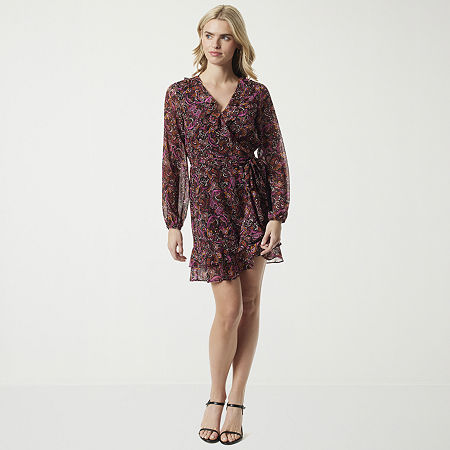Click here for JS Jessica Simpson Womens Long Sleeve Paisley Midi... prices