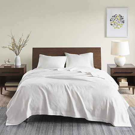Click here for Madison Park Egyptian Cotton Blanket  King - White prices