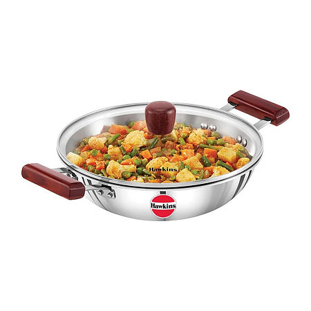 Click here for Hawkins Stainless Steel Tr-Ply 10 Frying Pan  One... prices