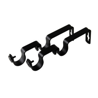 Rod Desyne 2-pk. 13/16-1" Curtain Rod Double-Wall Brackets - JCPenney