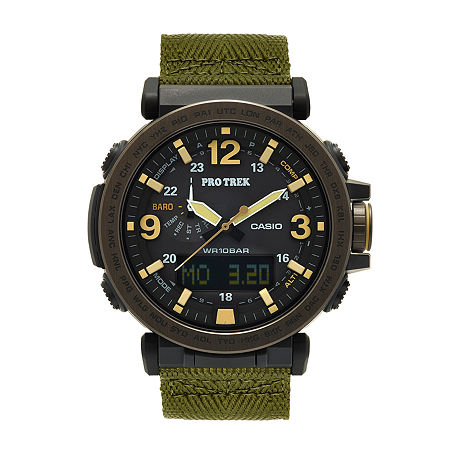 Click here for Casio Pro Trek Mens Green Strap Watch Prg-600yb-3c... prices