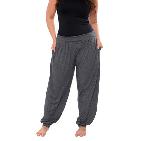Click here for White Mark Harem Womens Plus Cuffed Knit Jogger Pa... prices