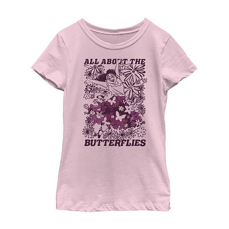 Click here for Disney Little & Big Kid Girls Crew Neck Short Slee... prices