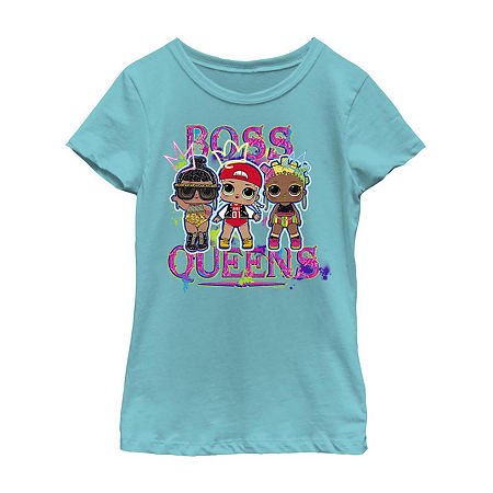 Click here for Little & Big Kid Girls Crew Neck Short Sleeve Regu... prices