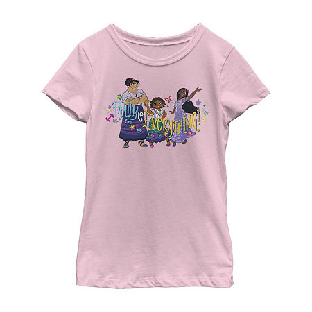 Click here for Disney Little & Big Kid Girls Crew Neck Short Slee... prices