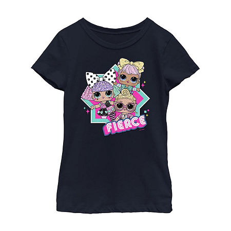 Click here for Little & Big Kid Girls Crew Neck Short Sleeve Regu... prices