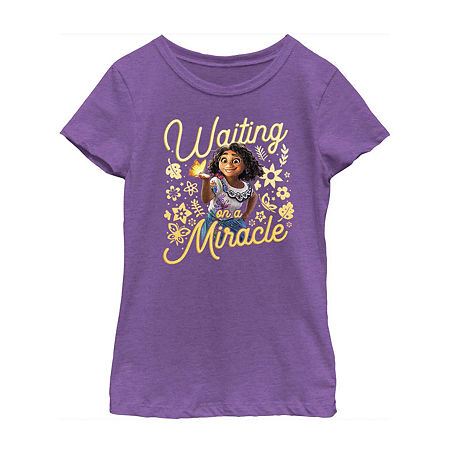 Click here for Disney Little & Big Kid Girls Crew Neck Short Slee... prices