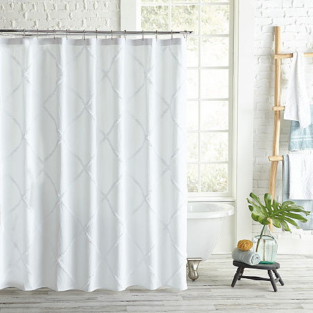 Click here for Peri Home Lattice Shower Curtain prices