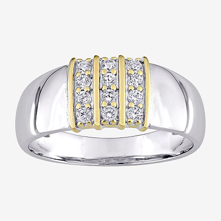 Click here for Mens Lab Created White Sapphire 10K Gold Sterling... prices