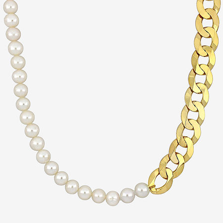 Click here for Mens White 20 Inch Strand Necklace  One Size prices