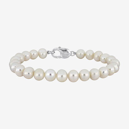Click here for Mens Dyed White Cultured Freshwater Pearl Sterling... prices