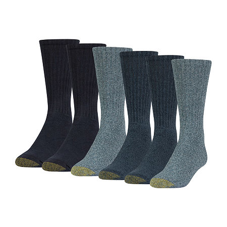 Click here for Gold Toe Harrington Mens 6 Pair Crew Socks  10-13... prices