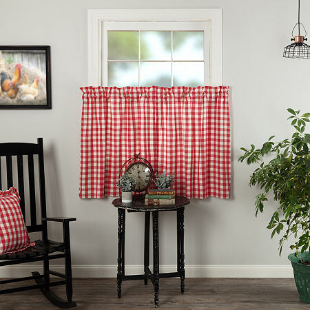 Click here for Vhc Brands Annie Check 2-pc. Rod Pocket Window Tie... prices