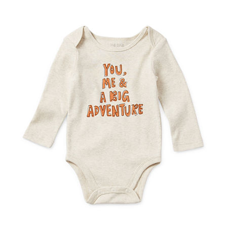 Click here for Okie Dokie Baby Boys Crew Neck Long Sleeve Bodysui... prices