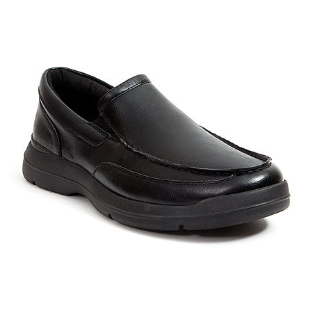 Deer Stags Mens Spartan S.u.p.r.o. Sock Dress Loafer - Black