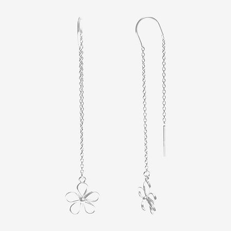 Click here for Silver Treasures Womens Sterling Silver Flower Hyp... prices