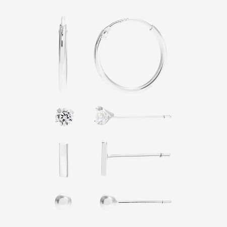 Click here for Silver Treasures Womens Cubic Zirconia Sterling Si... prices