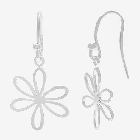 Click here for Silver Treasures Womens Sterling Silver Flower Hyp... prices