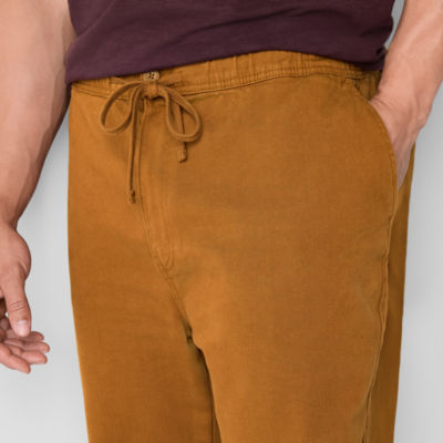 mutual weave Mens Relaxed Fit Big and Tall Pull-On Pant, Color: Golden ...