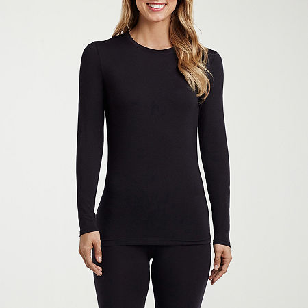 Click here for Womens Cuddl Duds Softwear Long Sleeve Stretch Cre... prices