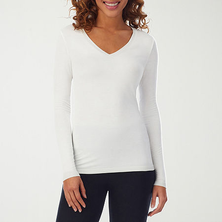 Click here for Cuddl Duds Womens Softwear V Neck Long Sleeve Ther... prices