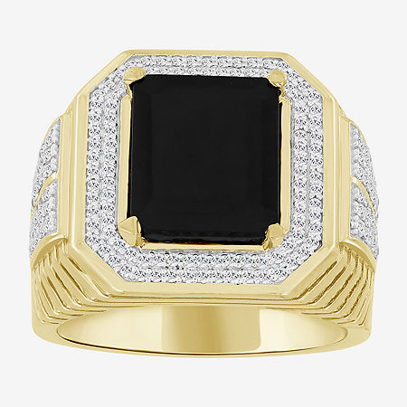 Click here for Mens 1/2 CT. T.W. Natural White Diamond 10K Gold F... prices