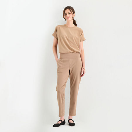 Click here for Stylus Womens Tapered High Rise Pull-On Pant  Larg... prices