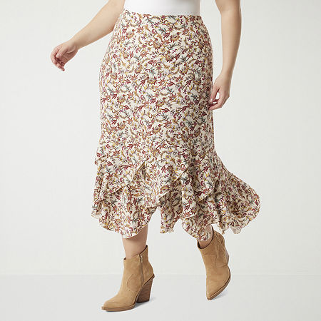 Click here for JS Jessica Simpson Dobby Womens Midi Plus A-Line S... prices