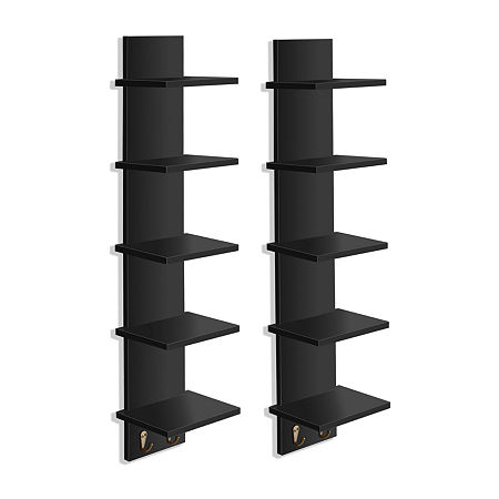 Click here for Sorbus 2 Pack 5 Tier Wall Mounted Floating Shelf U... prices