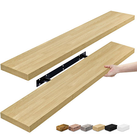 Click here for 2 Pack (35x9) Sorbus Long Floating Wall Shelves fo... prices