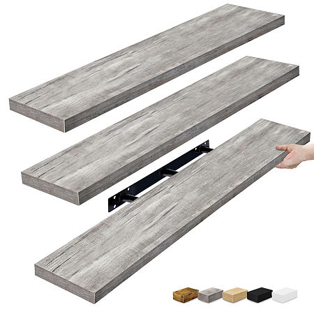 Click here for Sorbus 3 Pack 47 x 9.25 Inch Wall Mounted Floating... prices