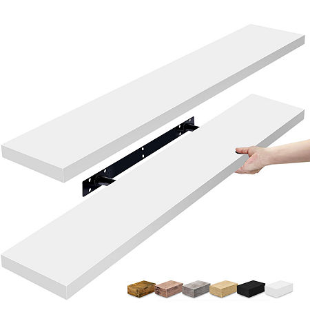 Click here for Sorbus 35 Floating Wall 2-Shelf with Baskets  One... prices