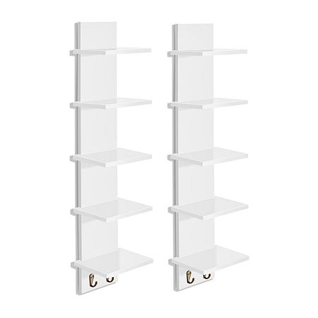 Click here for Sorbus 2 Pack 5 Tier Wall Mounted Floating Shelf U... prices
