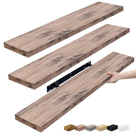 Click here for Sorbus 3 Pack (35x9) Long Floating Wall Shelves fo... prices