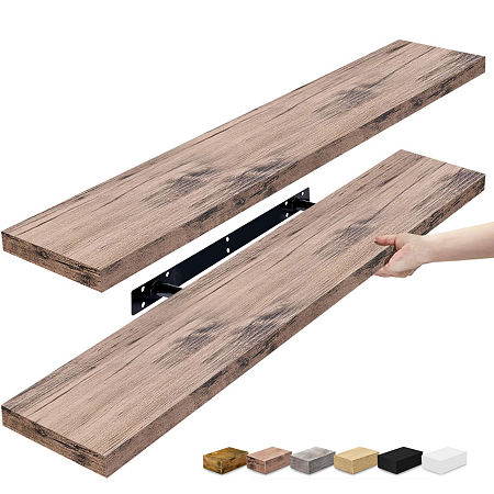 Click here for Sorbus 35 Floating Wall 2-Shelf with Baskets  One... prices