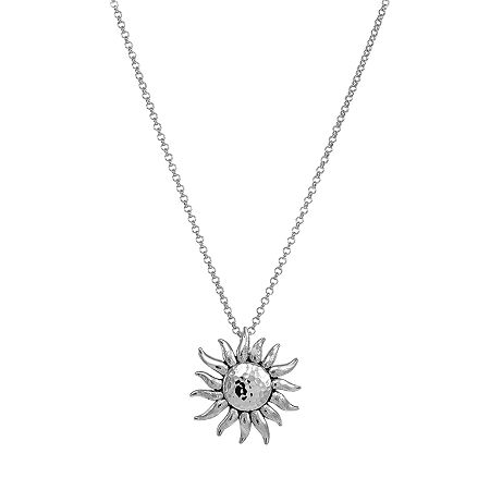 Click here for Forever Inspired Womens Sterling Silver Sun Pendan... prices