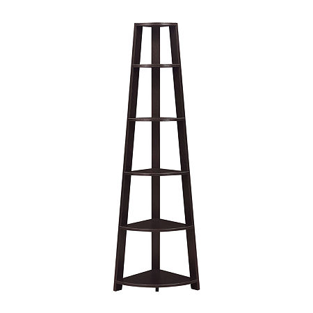 Click here for Newport 5 Tier Corner Bookshelf  One Size  Brown prices