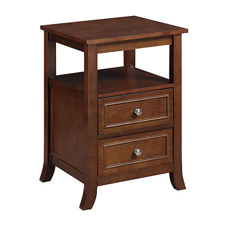 Click here for Melbourne 2-Drawer Storage End Table  One Size  Br... prices