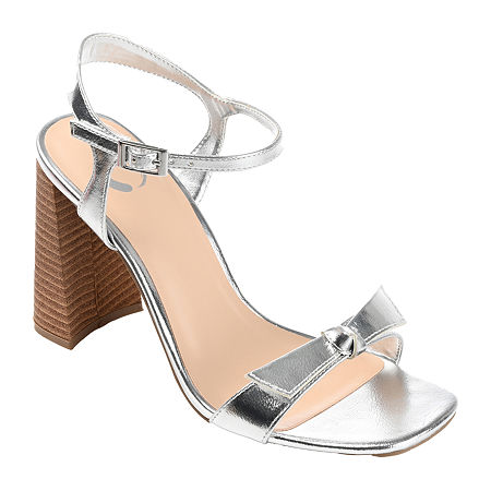 Click here for Journee Collection Dianne Womens Open Toe Stacked... prices