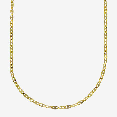 Click here for 10K Gold Hollow Link Chain  One Size prices