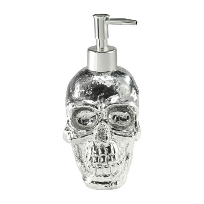 Avanti Elctroplated Skull Wilson Soap Dispenser, Color: Silver - JCPenney
