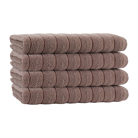 Click here for Depera Home Vague 4-pc. Hand Towel  One Size  Brow... prices