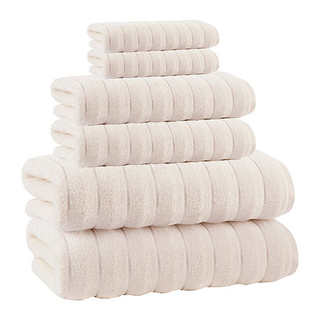 Click here for Depera Home Vague 6-pc. Quick Dry Bath Towel Set... prices