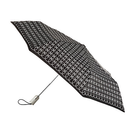 Totes Water Repellent Auto Open Close Folding Umbrella with Sunguard - Opera