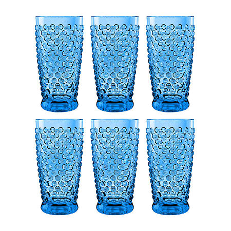 Click here for Abode Homewares Hobnail Jumbo Set of 6 - Blue prices