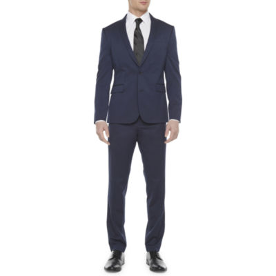 J. Ferrar Mens Stretch Fabric Super Slim Fit Suit Separates, Color: New ...