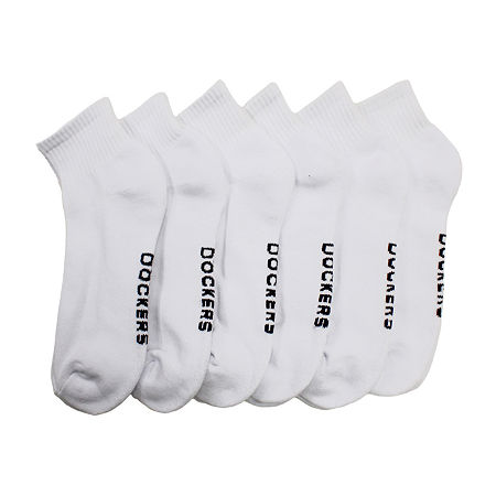 Click here for Dockers Half Cushion Mens Multi-Pack 6 Pair Quarte... prices