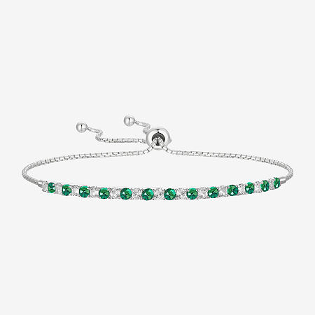 Click here for Gemstone Sterling Silver Bolo Bracelet  One Size... prices