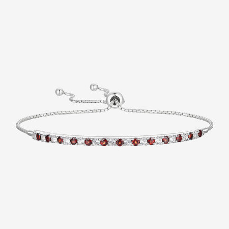Click here for Gemstone Sterling Silver Bolo Bracelet  One Size... prices