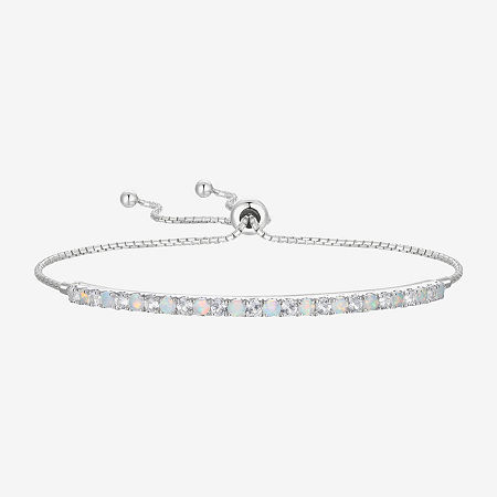 Click here for Gemstone Sterling Silver Bolo Bracelet  One Size... prices